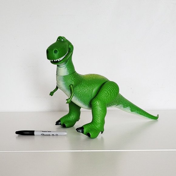 Disney | Toys | Disney Pixar Toy Story Thinkway Rex Figure Removable ...